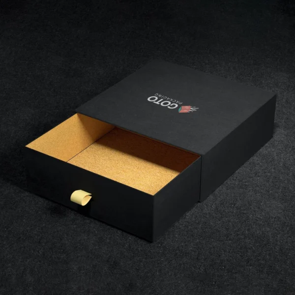 Black Rigid Boxes - Black Rigid Packaging - Goto Packaging